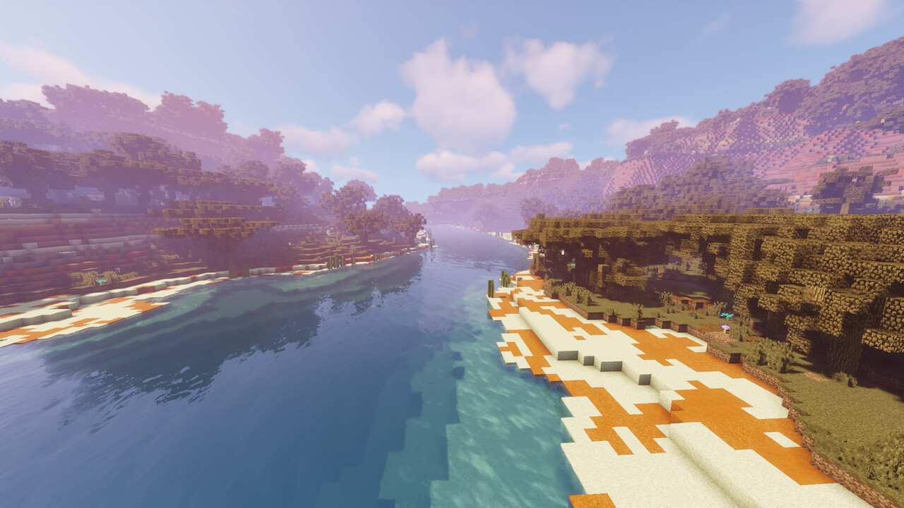 Aparid - Mesa River Valley - 768x768 Custom Worldpainter Map Minecraft Map