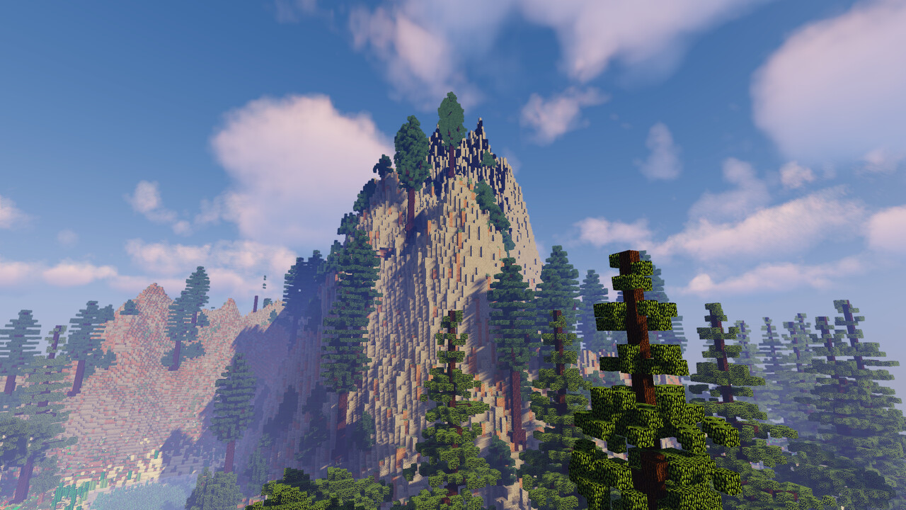 Wulkan na Wyspie Minecraft Map