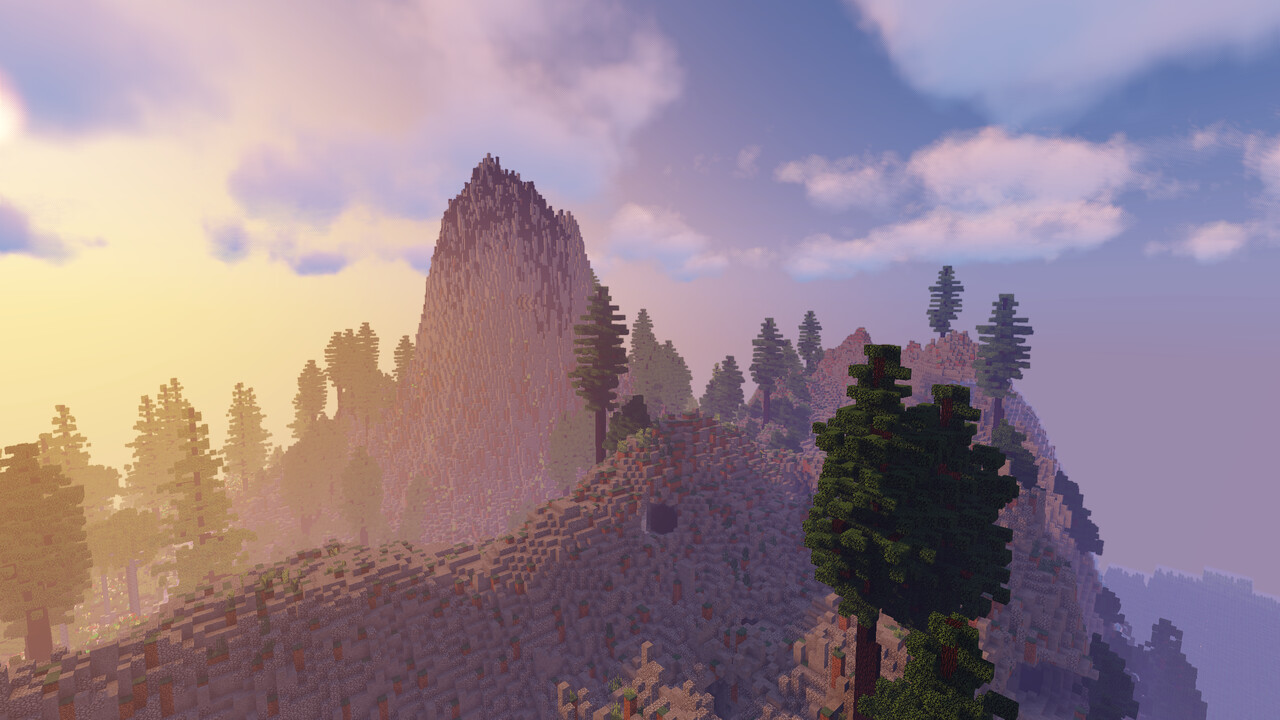 Wulkan na Wyspie Minecraft Map