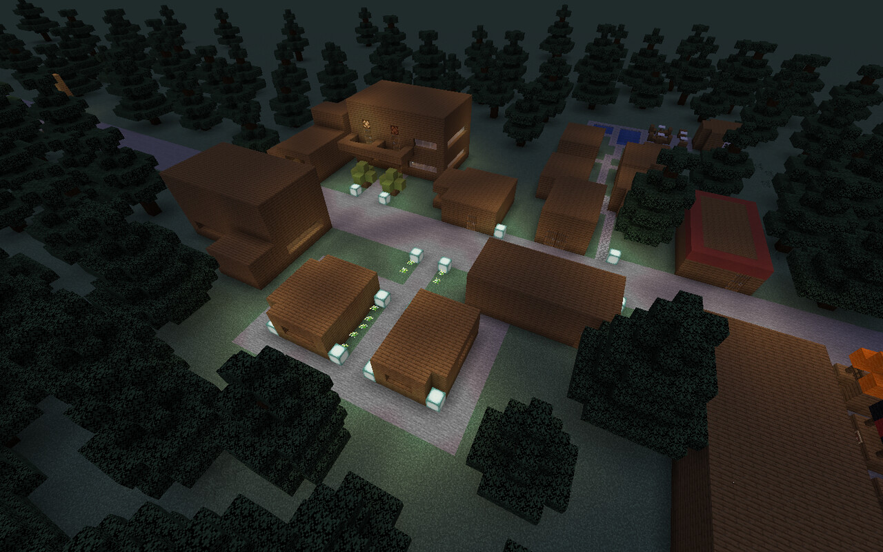 Vancouver City and Picea Town Minecraft Map