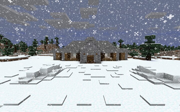 The Snow Effect | Normal Building | Minecraft Map