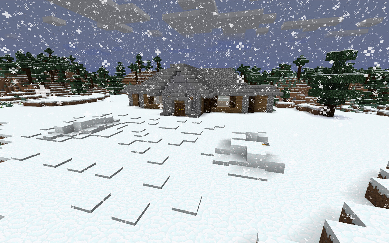 The Snow Effect | Normal Building | Minecraft Map