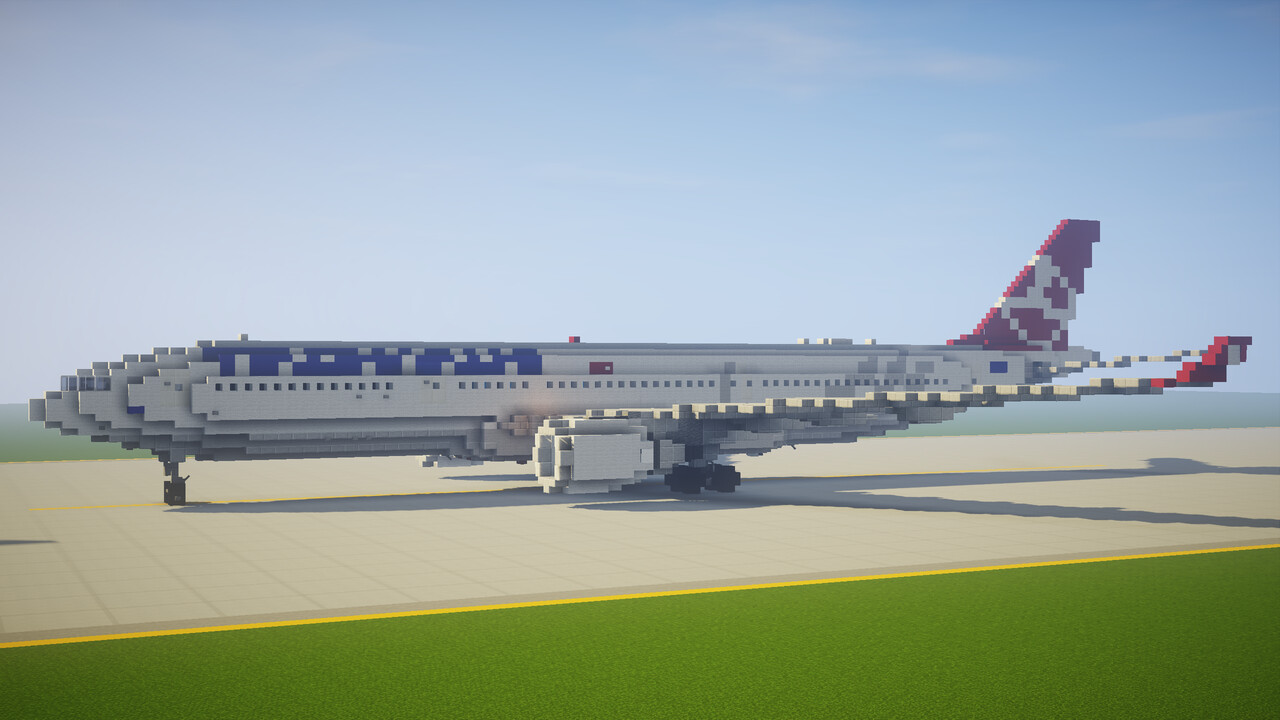 1,5:1 Airbus A330-300 + Liveries Minecraft Map