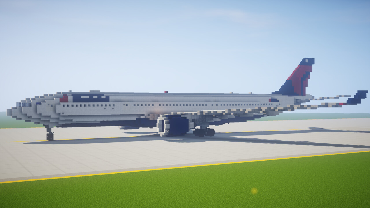 1,5:1 Airbus A330-300 + Liveries Minecraft Map