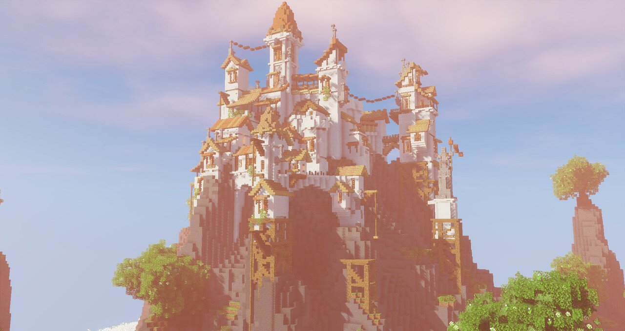 City - White sky Minecraft Map