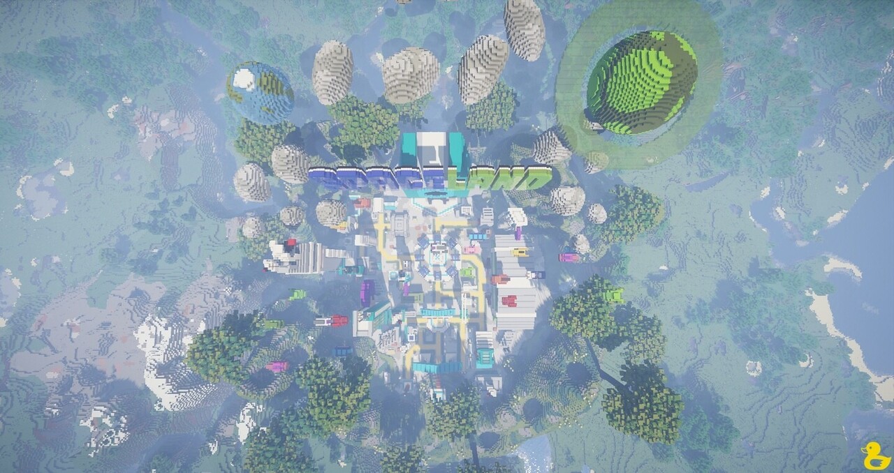 SpaceLand Spawn Minecraft Map