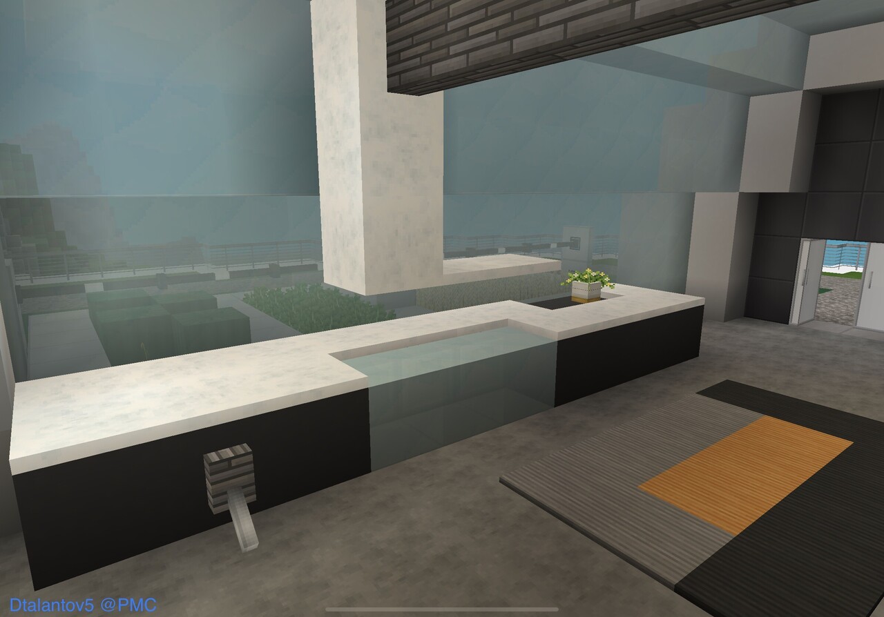 Small Modern Kitchen Design Minecraft Map