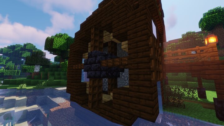 WaterMill Build Tutorial!!! Minecraft Map