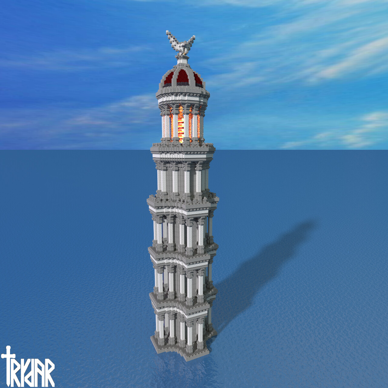 Roman Lighthouse +tutorial Minecraft Map
