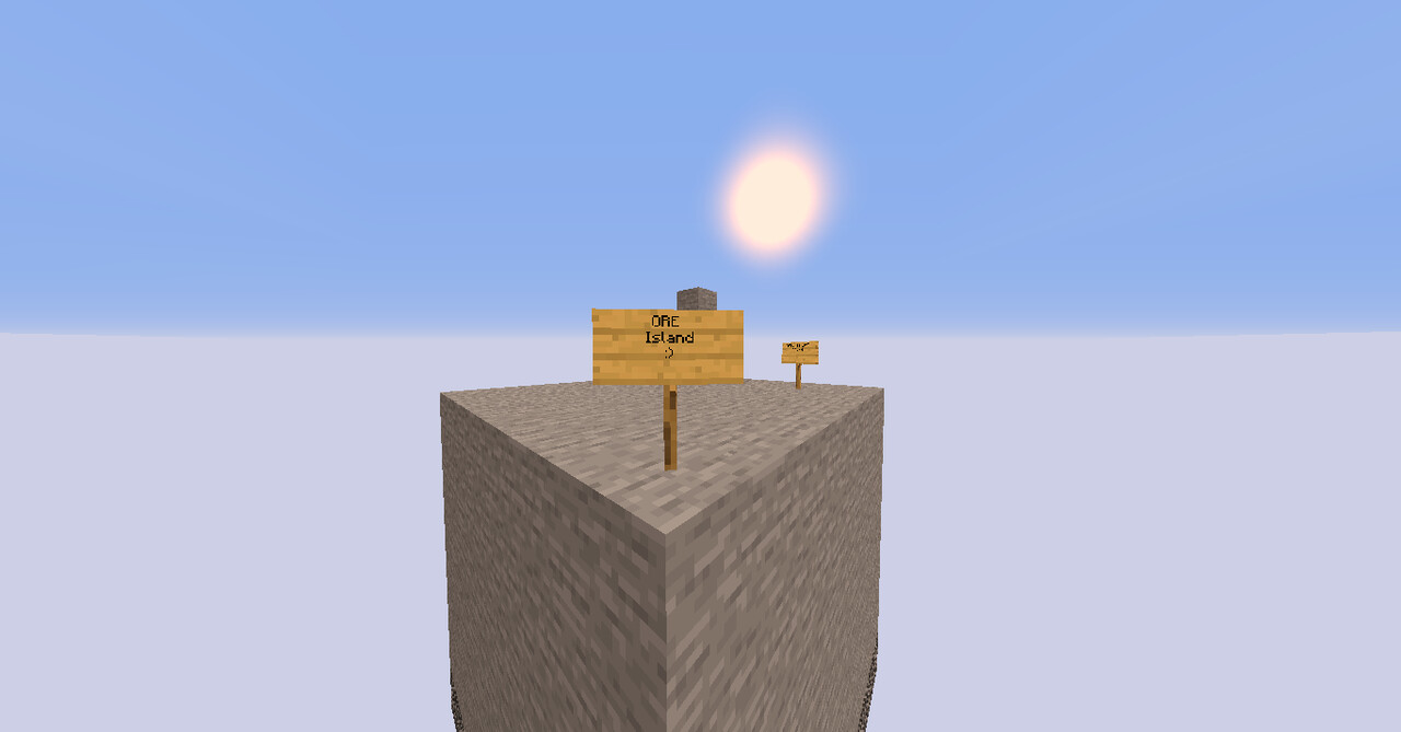 Skyblock with a endportal Minecraft Map