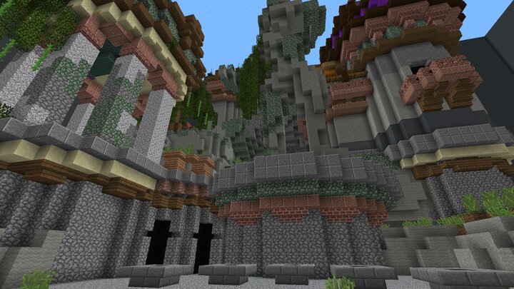 Floating temple lobby Minecraft Map