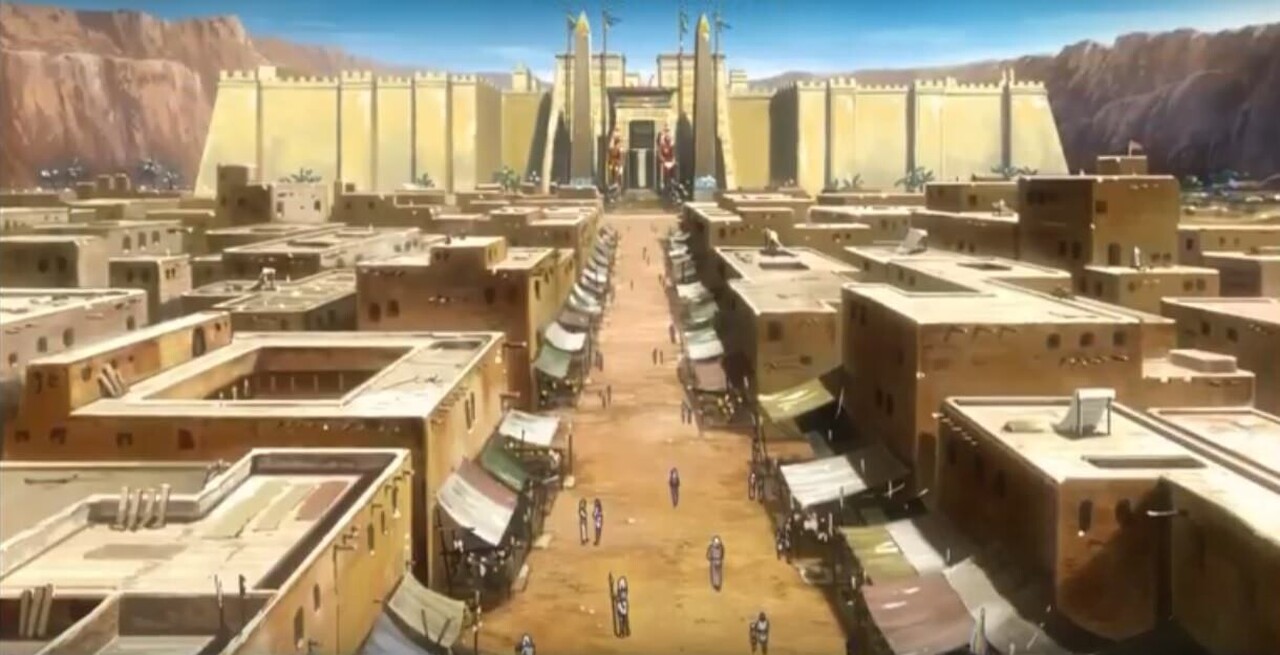 (Yu-Gi-Oh!) Ancient Egypt: pharaoh Atem - (City) Minecraft Map