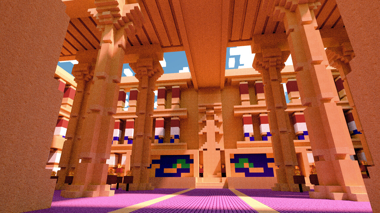 (Yu-Gi-Oh!) Ancient Egypt: pharaoh Atem - (City) Minecraft Map