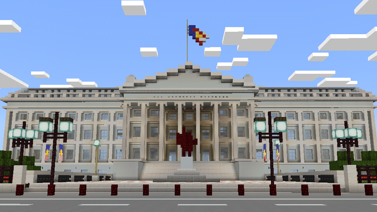 DEPARTMENT OF TREASURY BUILDING MCPE MAP Minecraft Map