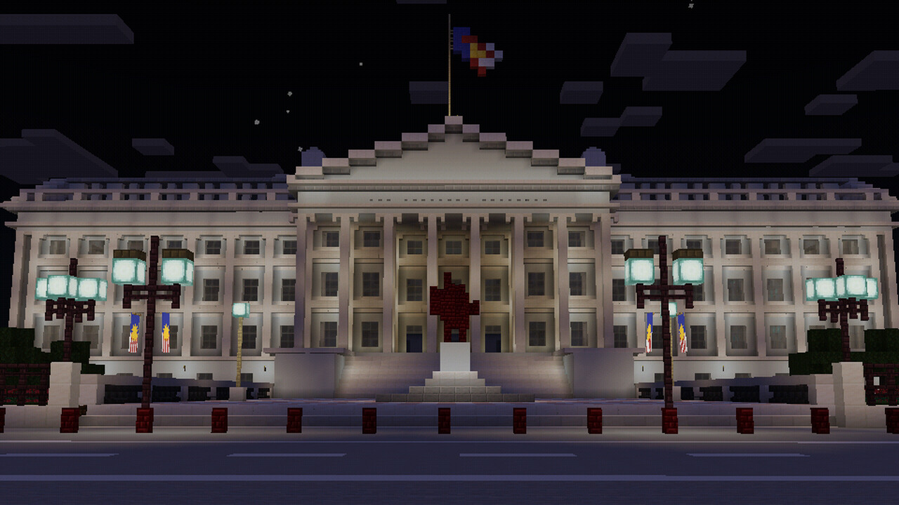 DEPARTMENT OF TREASURY BUILDING MCPE MAP Minecraft Map