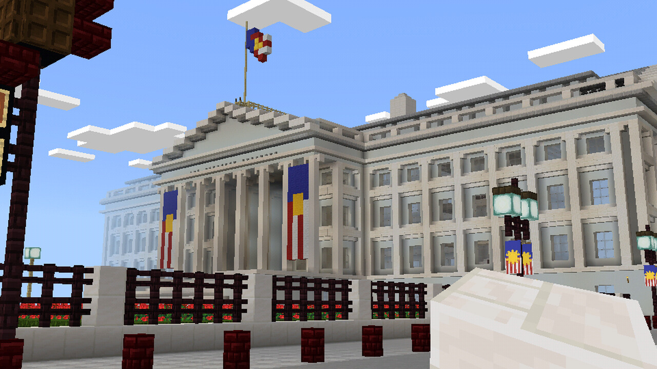 DEPARTMENT OF TREASURY BUILDING MCPE MAP Minecraft Map