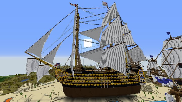 FRIGATES AND SHIPS FROM 18TH CENTURY Minecraft Map