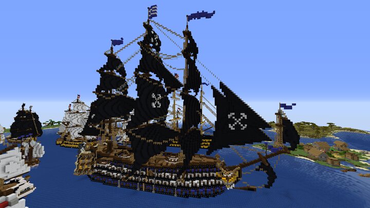 FRIGATES AND SHIPS FROM 18TH CENTURY Minecraft Map