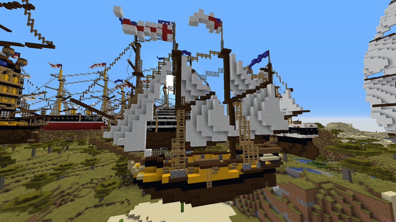 FRIGATES AND SHIPS FROM 18TH CENTURY Minecraft Map