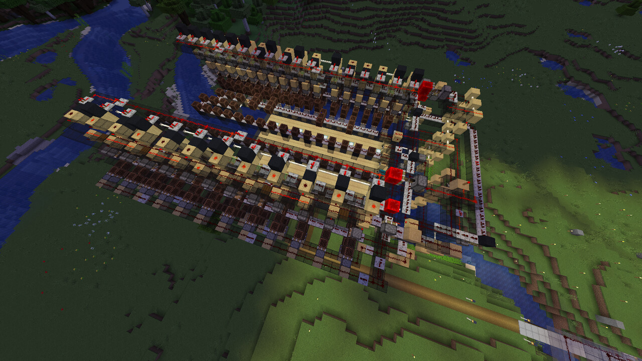 "The Great Forty" - original redstone music Minecraft Map