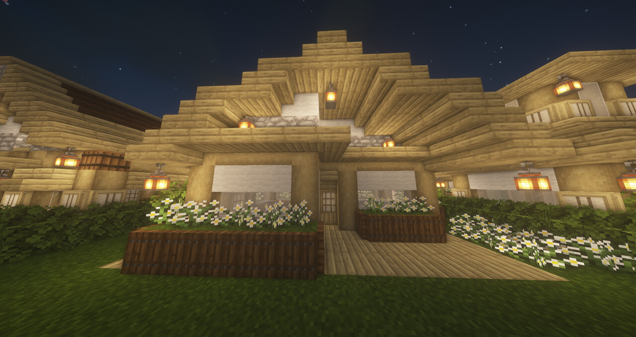 Melonness's Birch Village Minecraft Map
