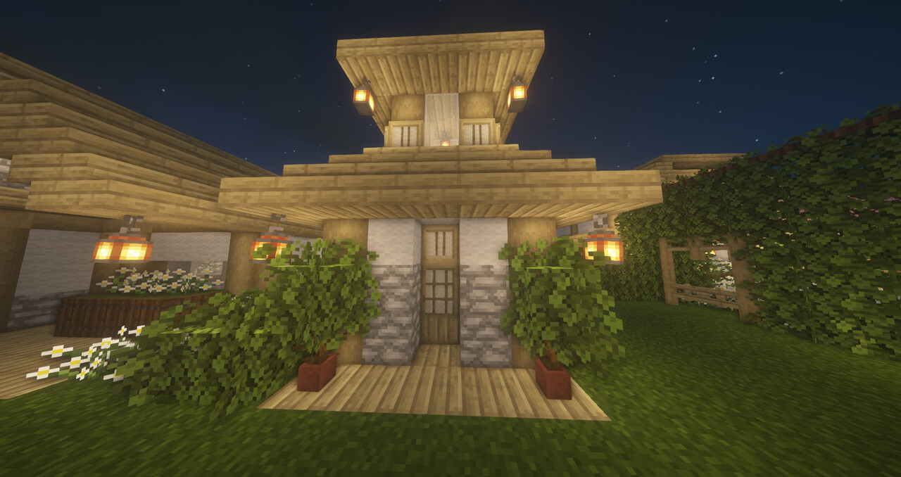 Melonness's Birch Village Minecraft Map
