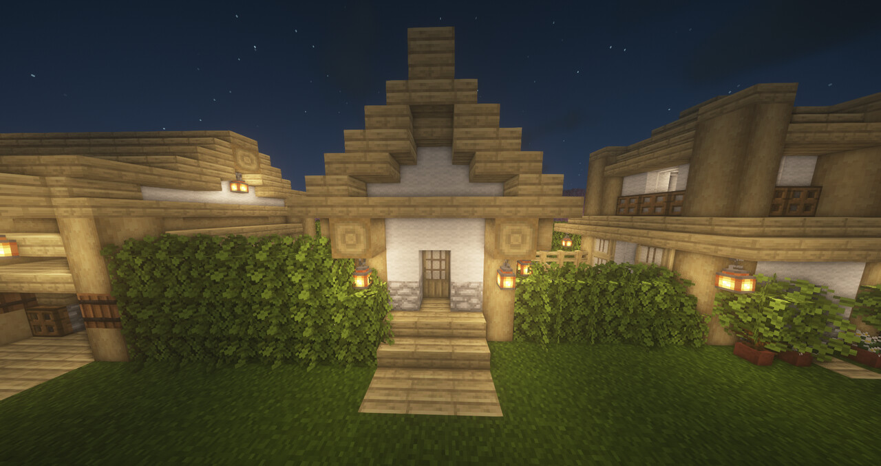 Melonness's Birch Village Minecraft Map