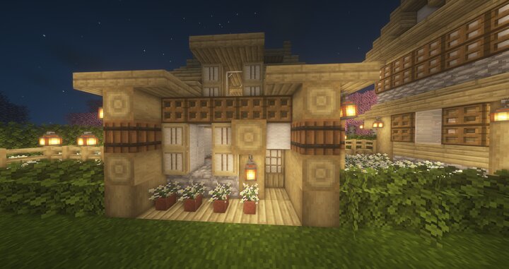 Melonness's Birch Village Minecraft Map