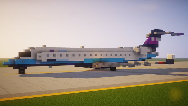 1,5:1 Bombardier CRJ-700 Minecraft Map