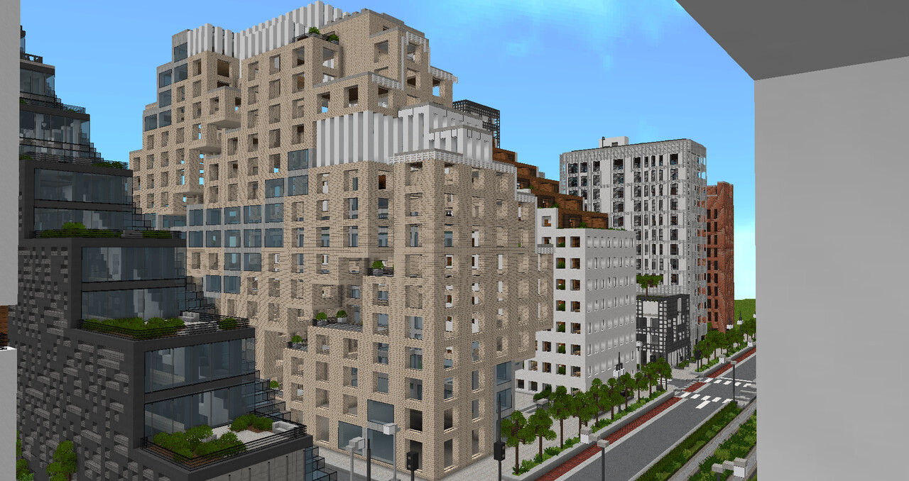 DNB Headquarters // Barcode, Oslo / Norway Minecraft Map