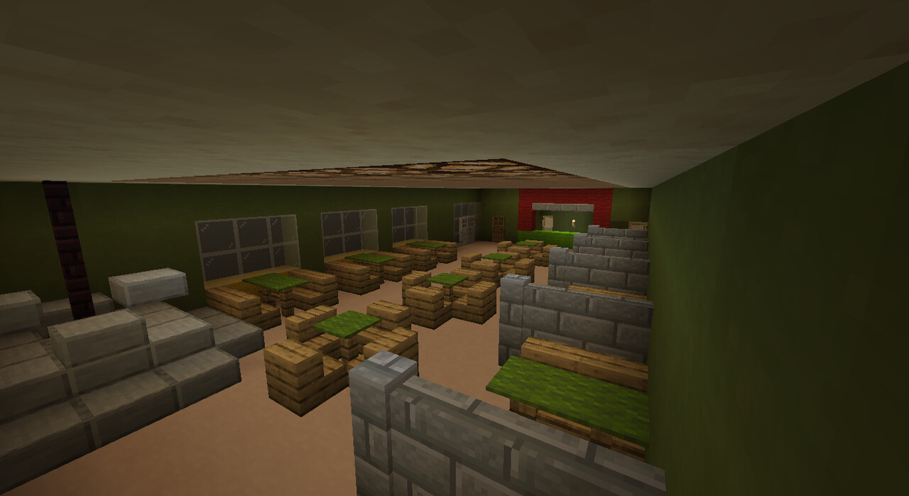 Tropical Hut Restaurant (Interior) Minecraft Map