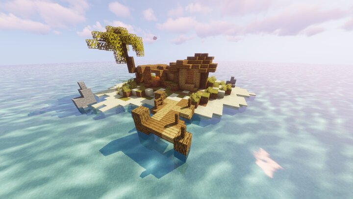 Isolated island Minecraft Map