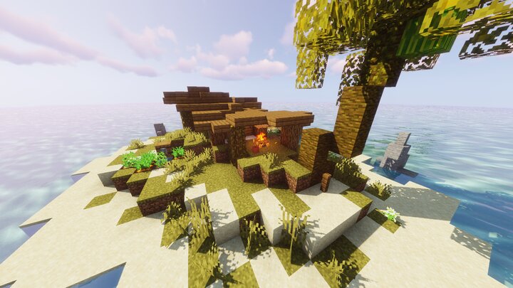 Isolated island Minecraft Map