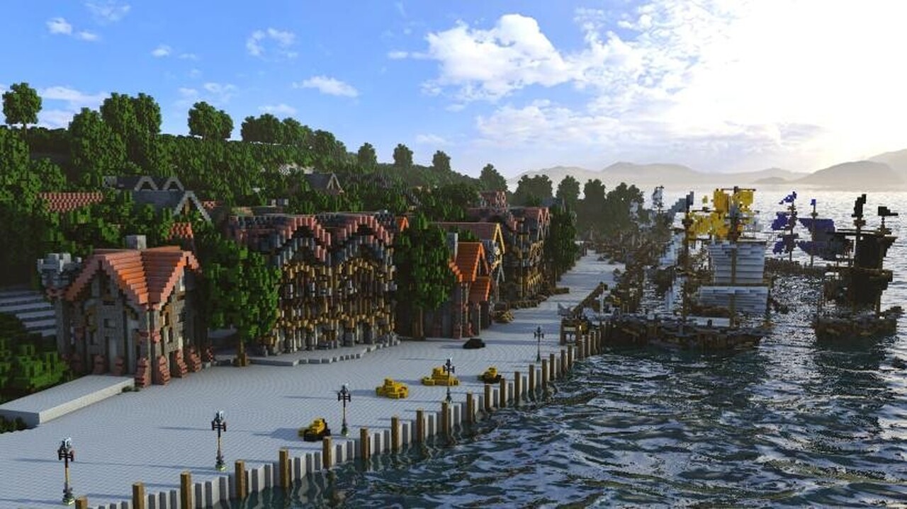 Howl's Moving Castle GHIBLI building Minecraft Map