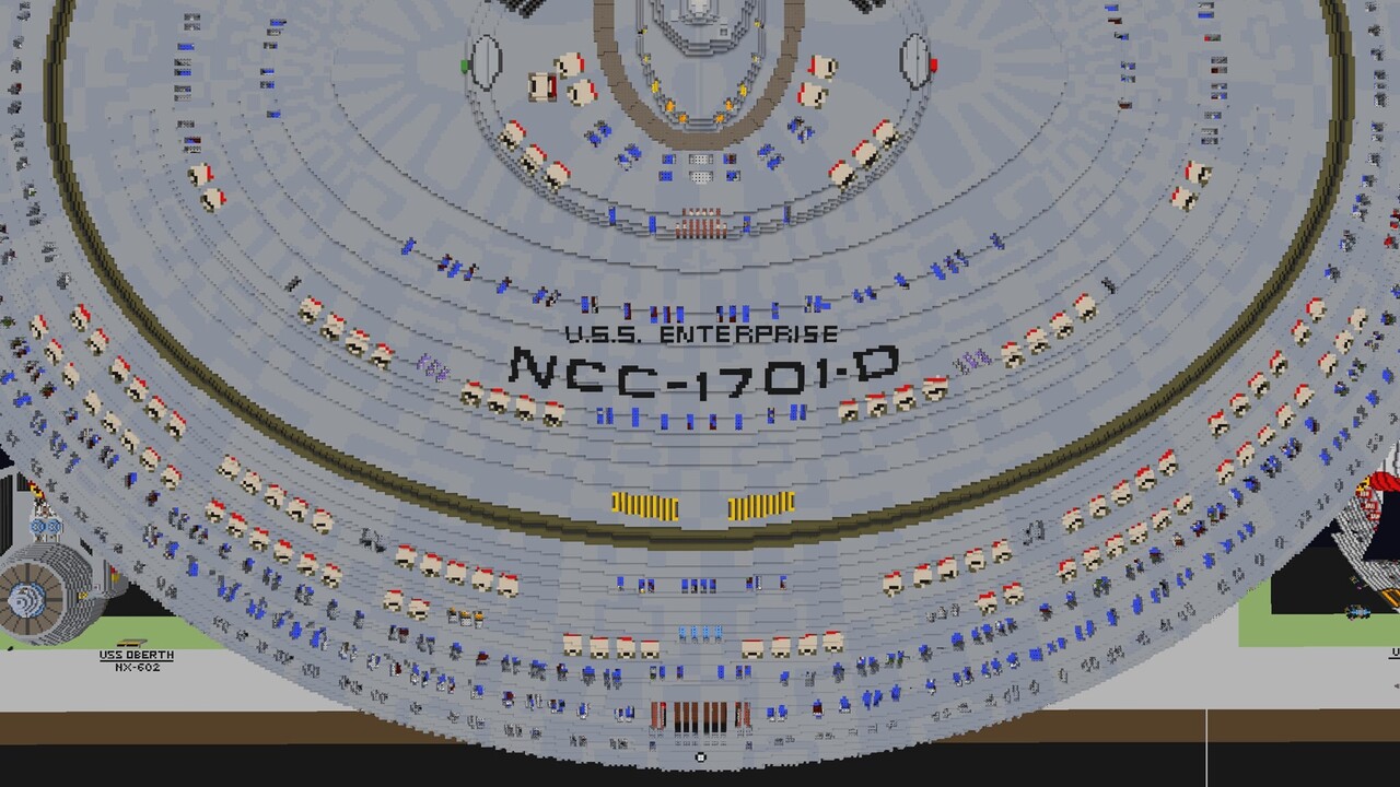 The Complete Original 2010 Full-Scale Enterprise D Minecraft Map