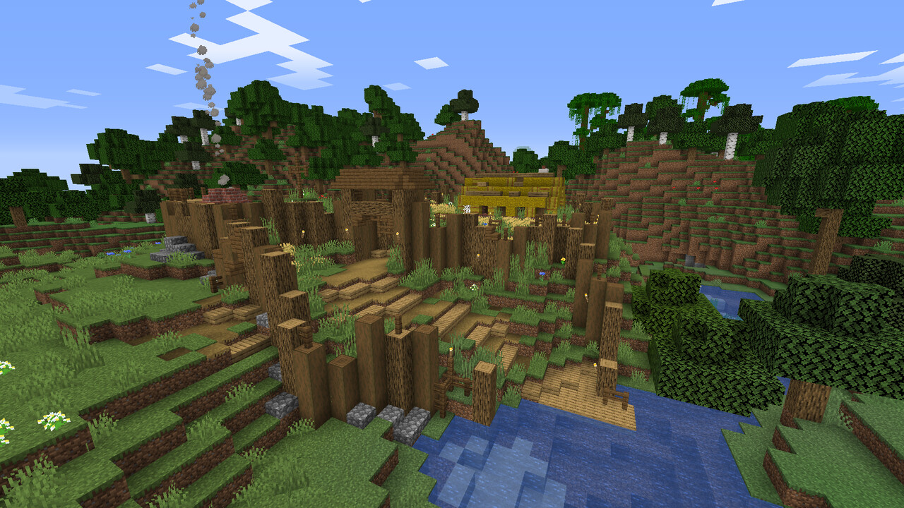 Small slavic settlement Minecraft Map