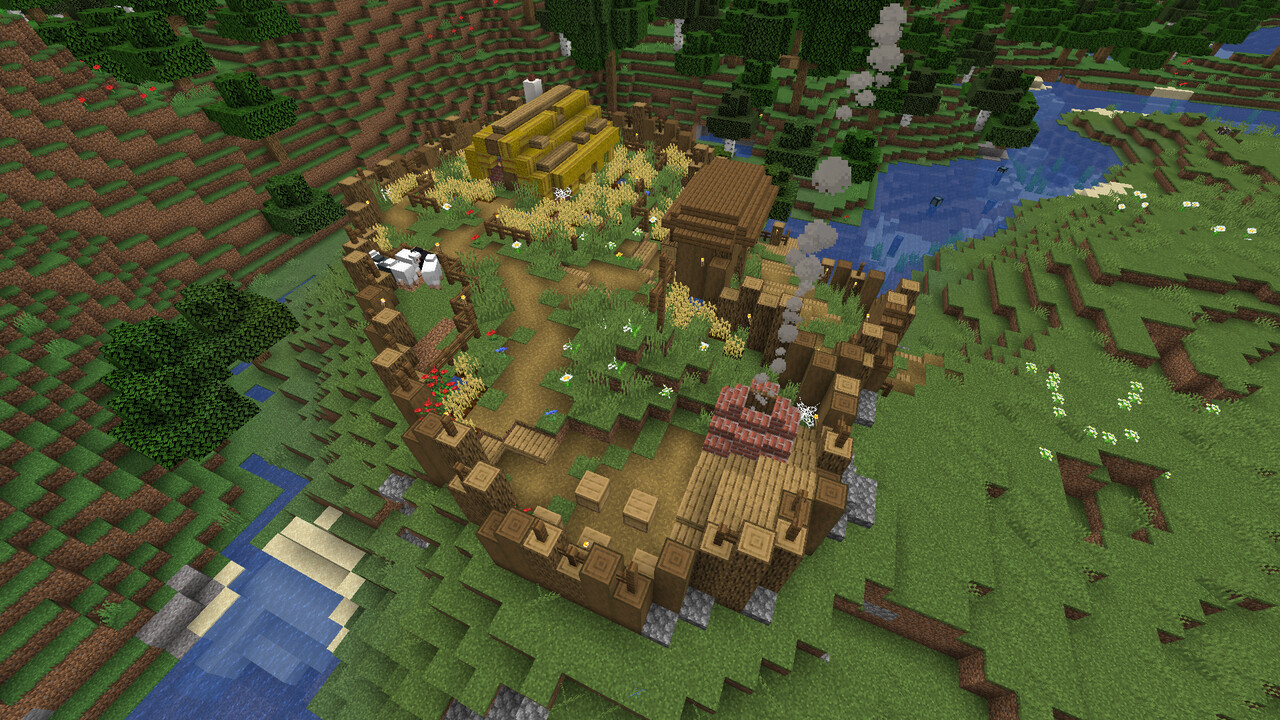 Small slavic settlement Minecraft Map