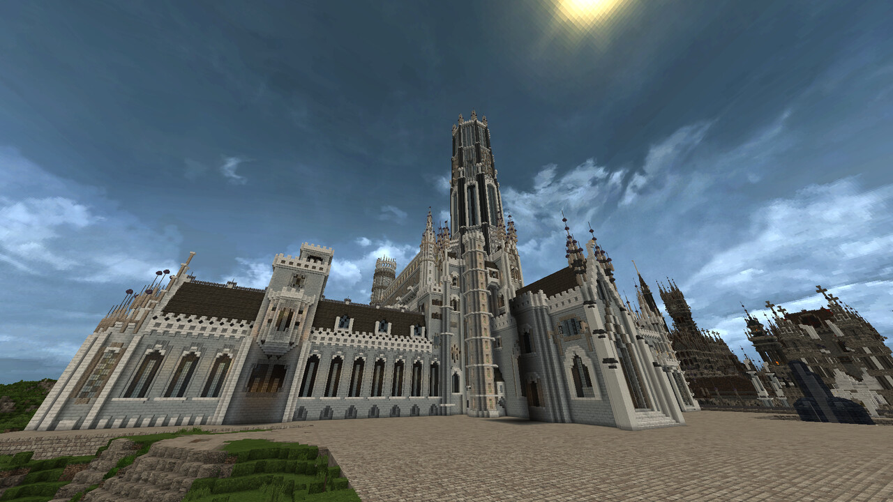 Quarzt Abbey (ie. Fonthill abbey) Minecraft Map