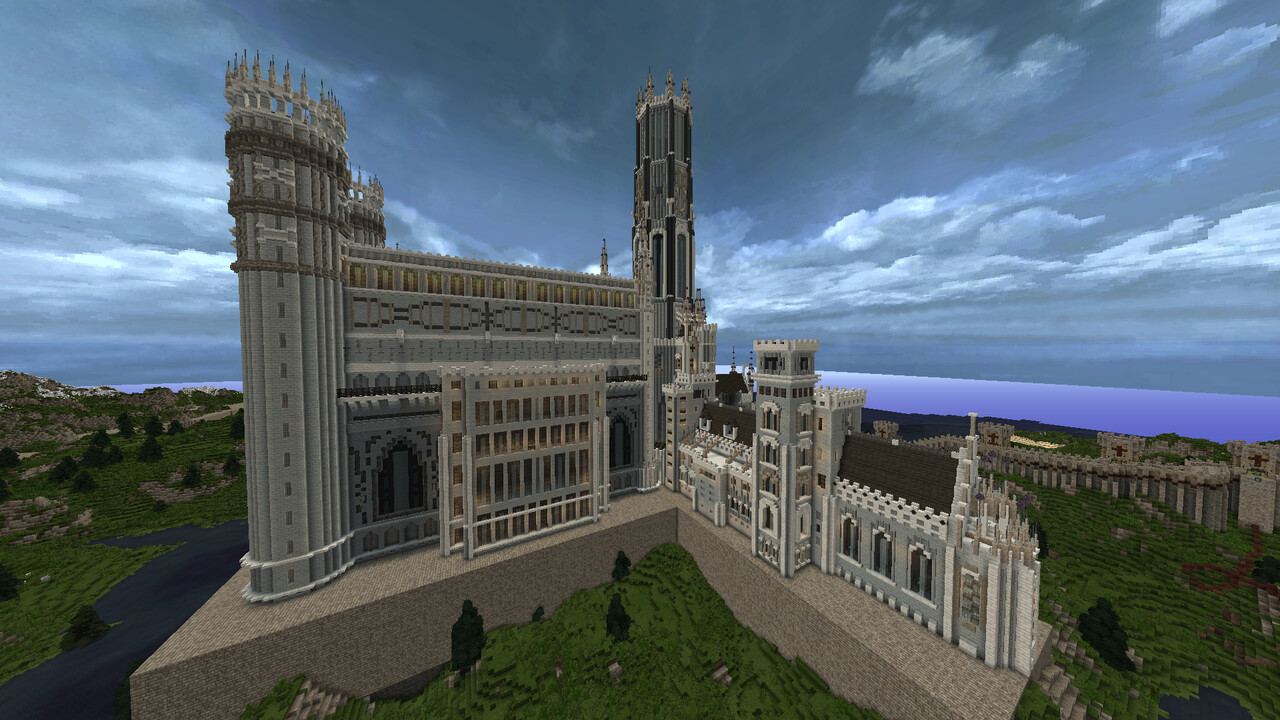 Quarzt Abbey (ie. Fonthill abbey) Minecraft Map