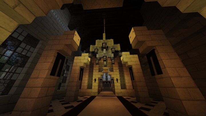 Quarzt Abbey (ie. Fonthill abbey) Minecraft Map