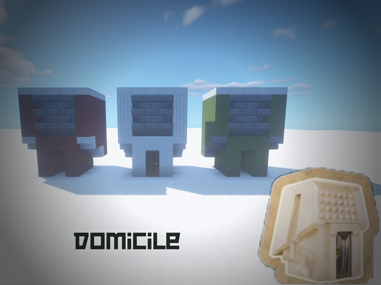 The Tomorrow Children objects in MINECRAFT (shematic) Minecraft Map