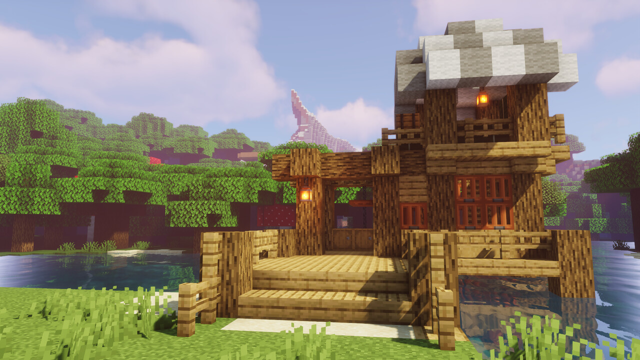 Nordic Fishing Hut Remake Minecraft Project