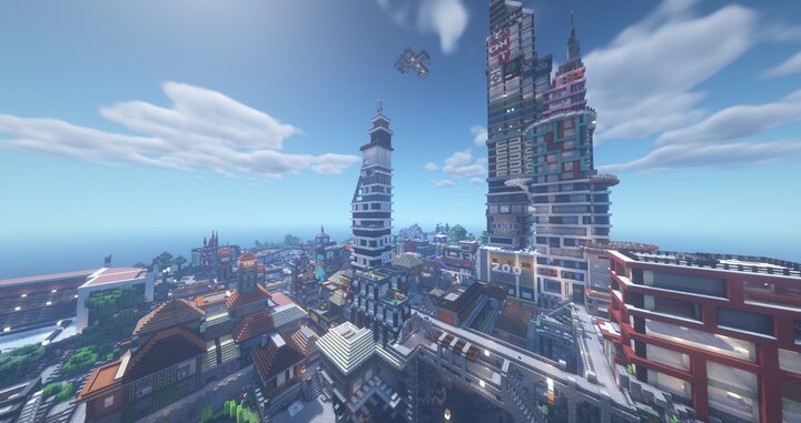 Small City Build 2.1 Minecraft Map