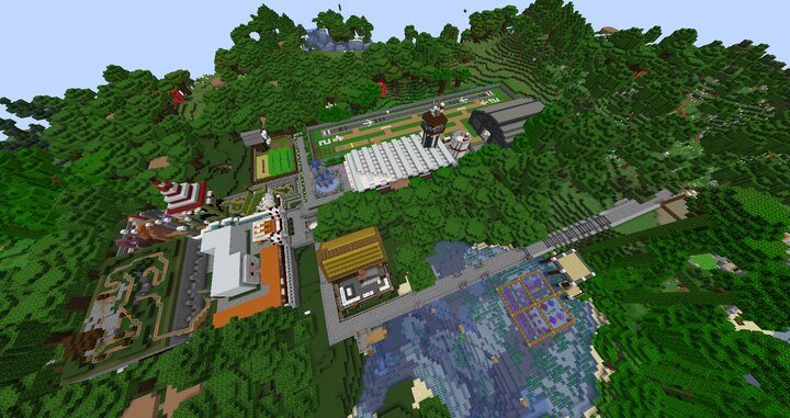 Small City Build 2.1 Minecraft Map
