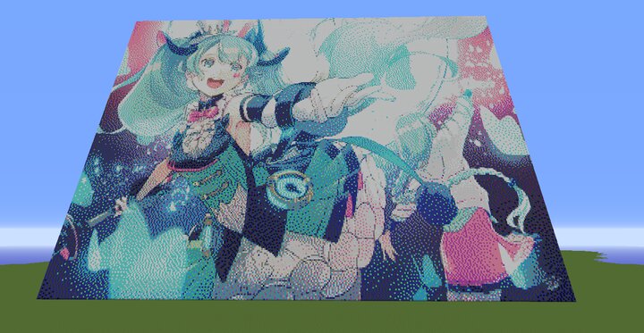 Hatsune Miku Magical Mirai 2019 Minecraft Map