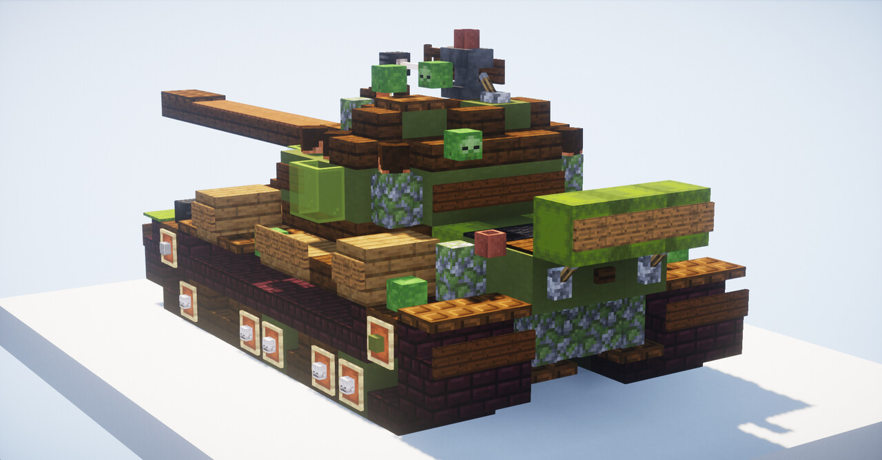 T-55 (2:1 scale) Minecraft Map