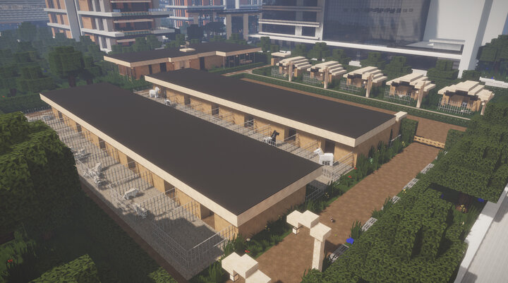 Maria Vet Clinic / Animal Shelter Minecraft Map