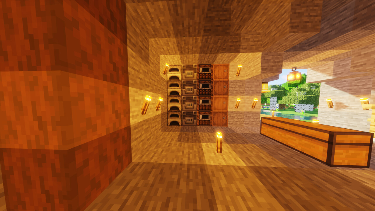 Cave Survival Base Minecraft Map