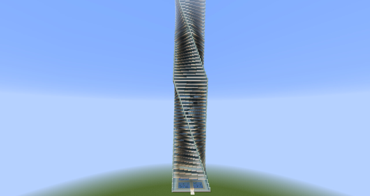 Twisted Skyscraper Minecraft Map