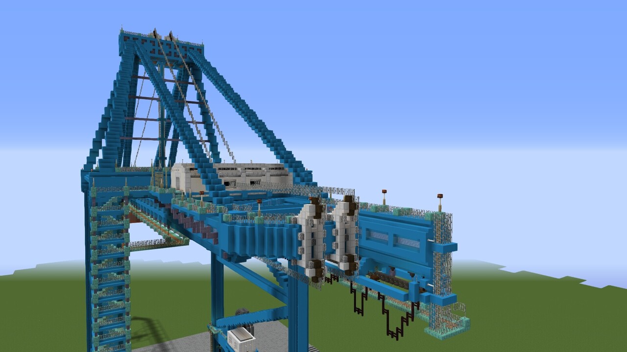Gantry port crane (STS) Minecraft Map